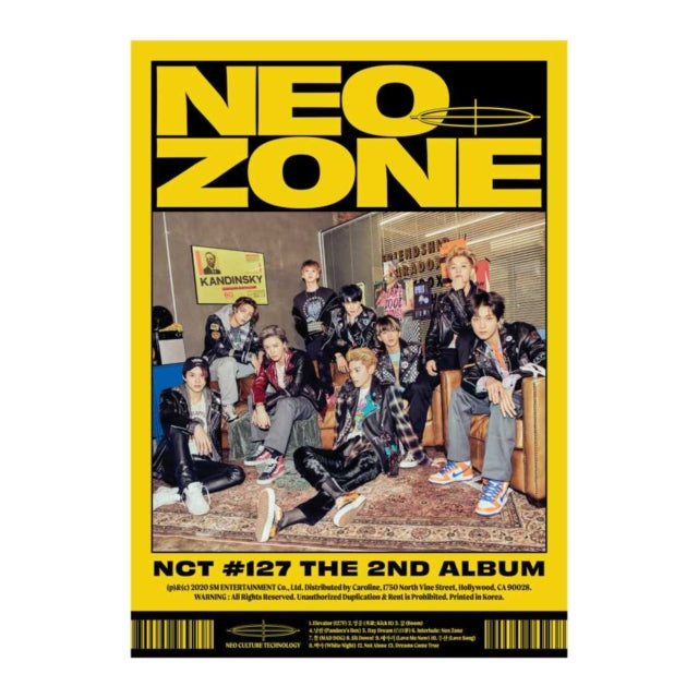 Nct 127 - Nct #127 Neo Zone (2Nd Album) (N Ver.) - CD – Book Delivered