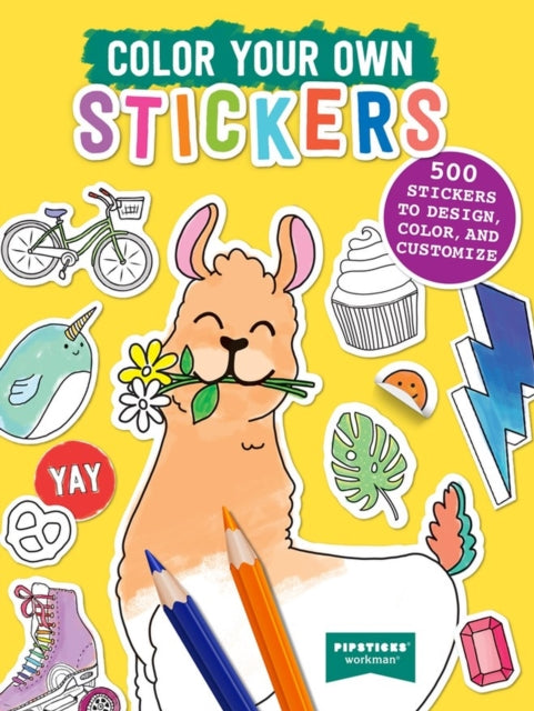 Pipsticks + Workman - Color Your Own Stickers - Paperback – Book Delivered
