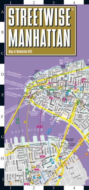 Michelin - Streetwise Manhattan Map - Laminated City Center – Book ...