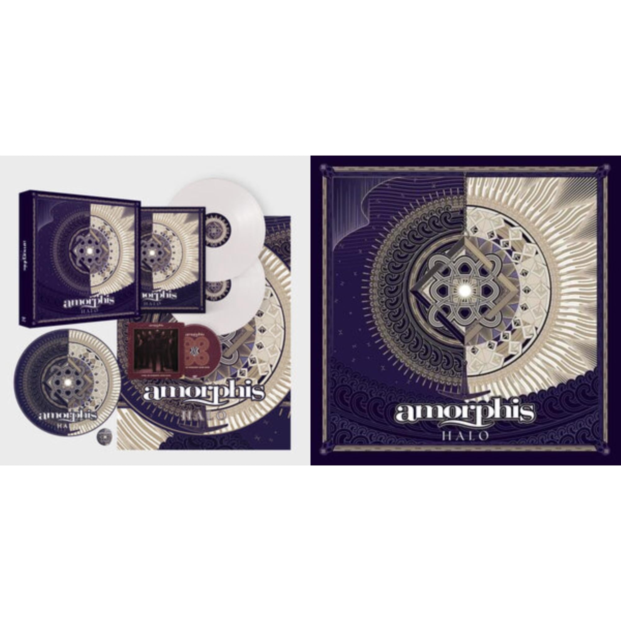 Amorphis - Halo (Deluxe/Boxset/White LP Vinyl/CD/Slip – Book Delivered