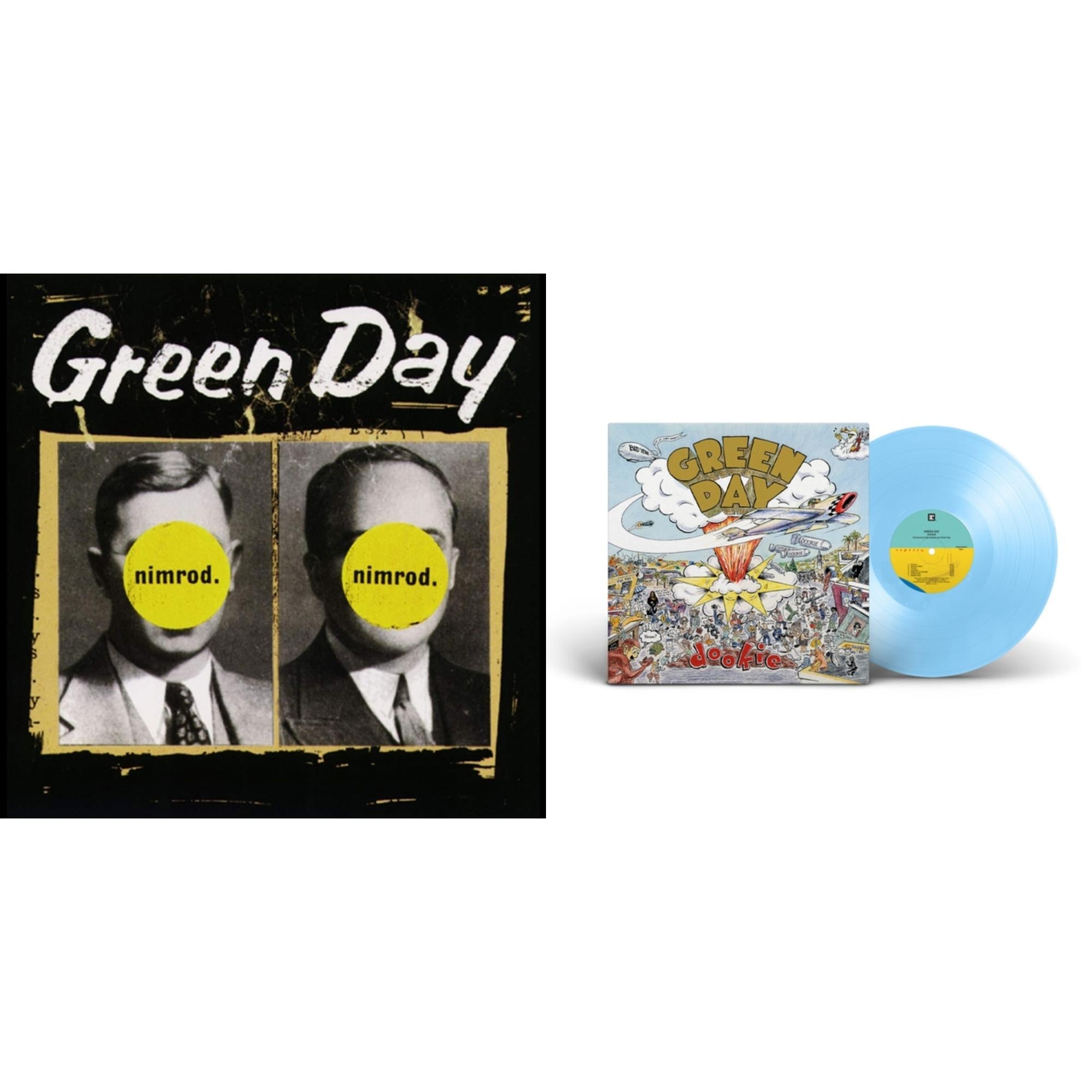 Green Day - Dookie (X) (Baby Blue LP Vinyl) & Nimrod – Book Delivered