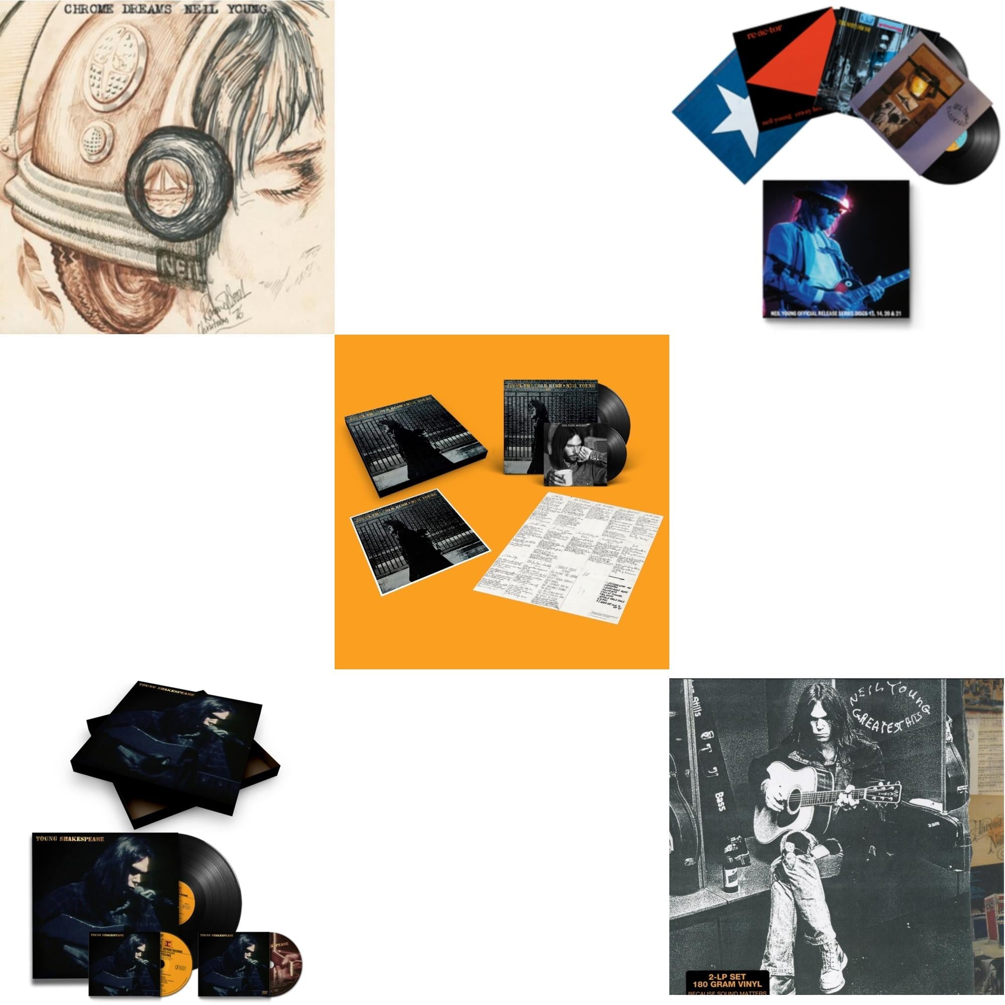 Neil Young - Chrome Dreams (2LP) & Young Shakespeare – Book Delivered
