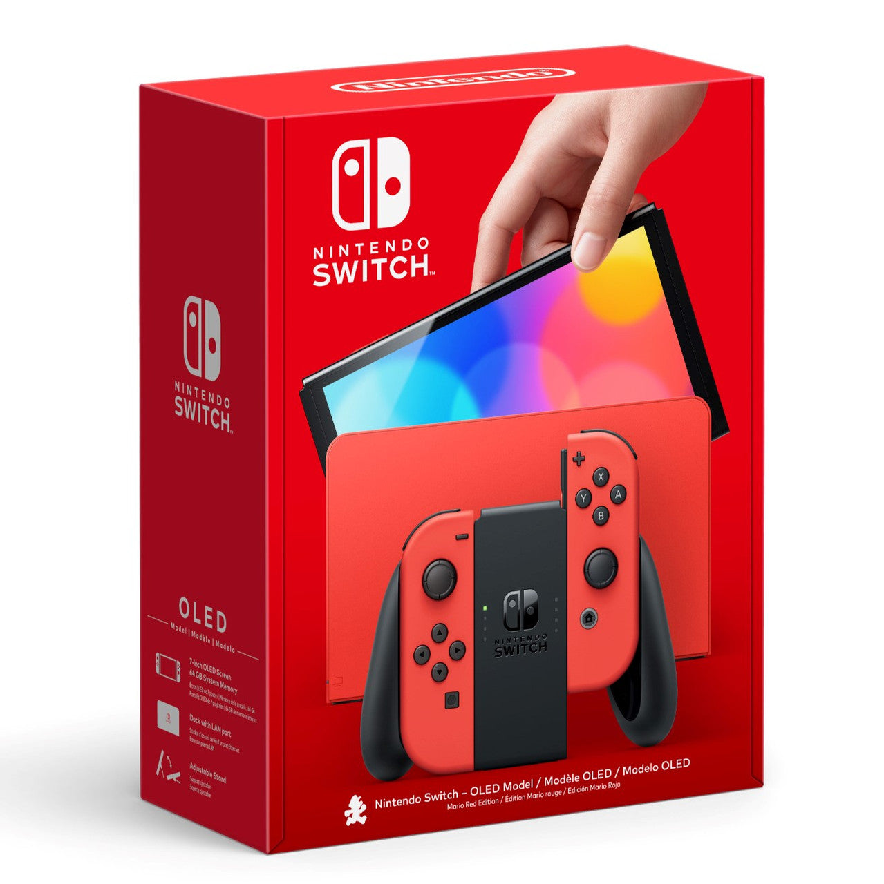 Nintendo - Switch Console OLED - Mario Red Edition – Book Delivered