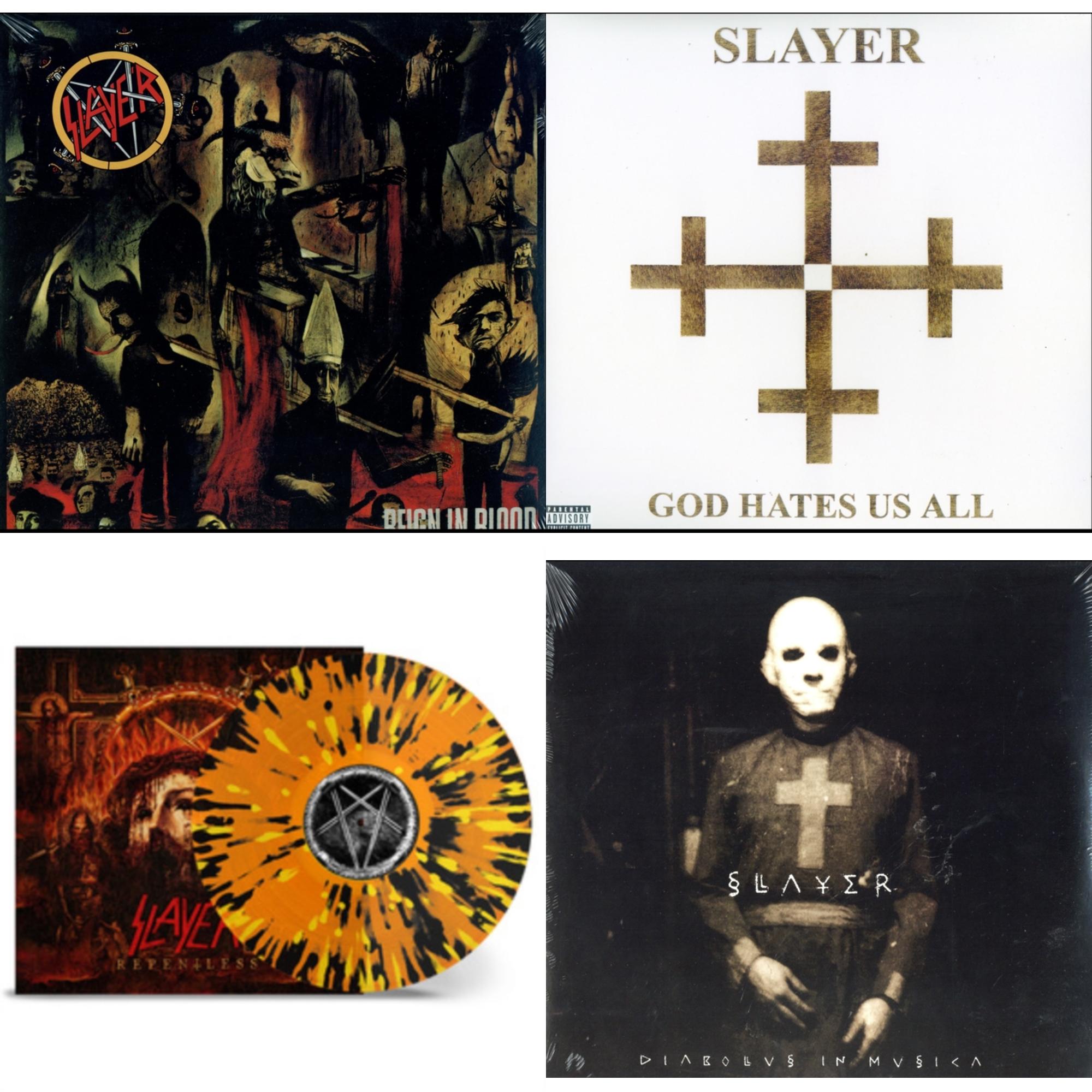 Slayer - Diabolus In Musica & God Hates Us All & Reign In – Book Delivered