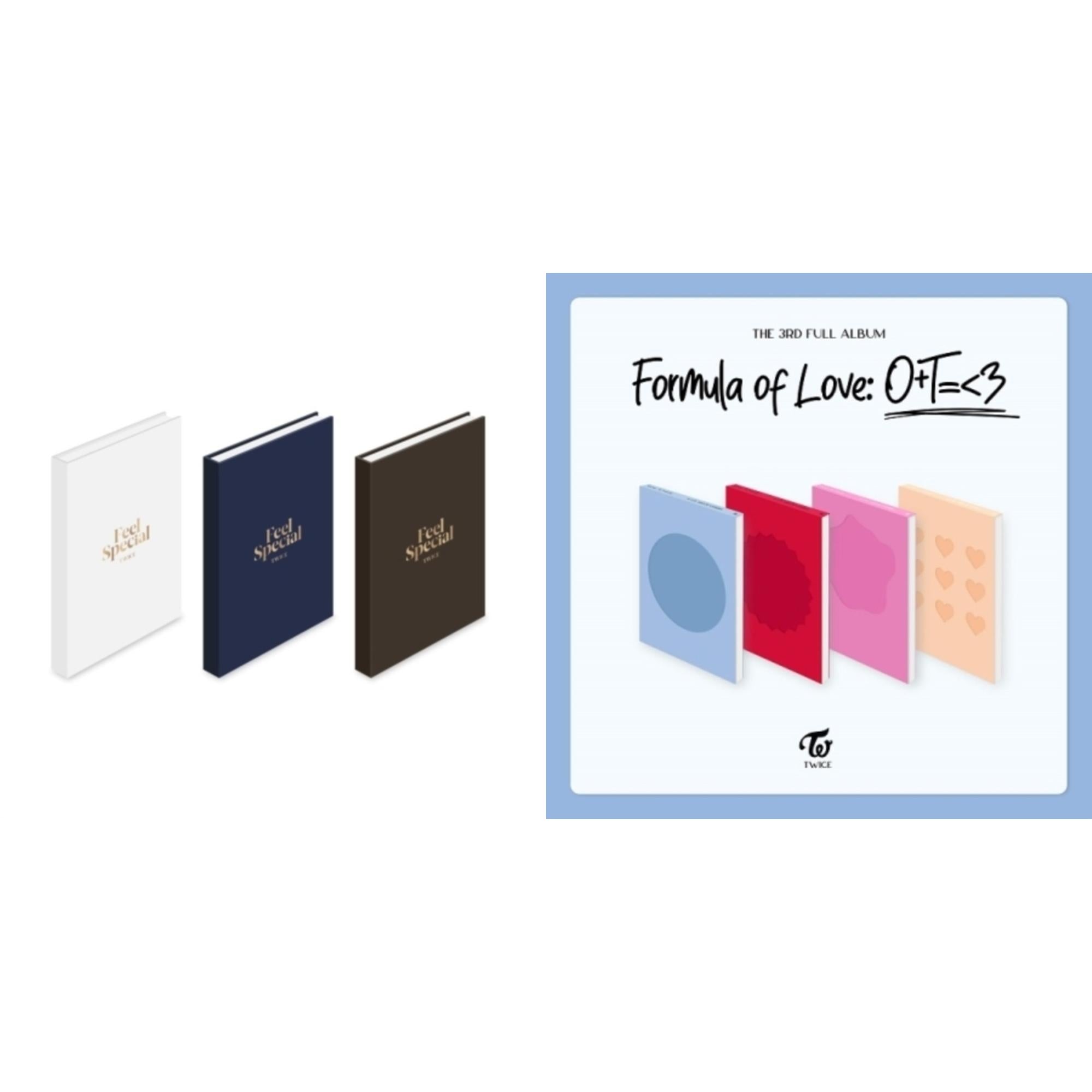 Twice - Feel Special (8Th Mini Album) & Formula - CD Bundle – Book ...